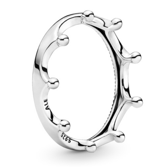 Pandora | Jewelry | Pandora Polished Crown Ring In Sterling Silver ...